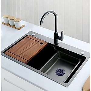 1 Piece Kitchen Sink Hole Cover Stainless Steel Faucet Hole Cover Fit for 1.2 to 1.6 Inch in Diameter Sink Hole
