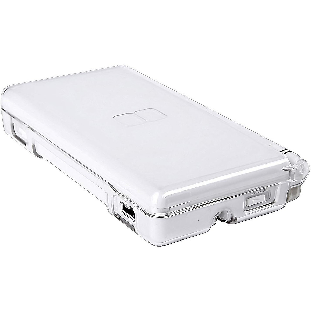 KlsyChry Transparent Hard Shell Case Cover Compatible with Nintendo DS Lite NDSL, Replacement Protective NDS Lite Crystal Clear Housing Case（Not for Nintendo DS or Dsi）