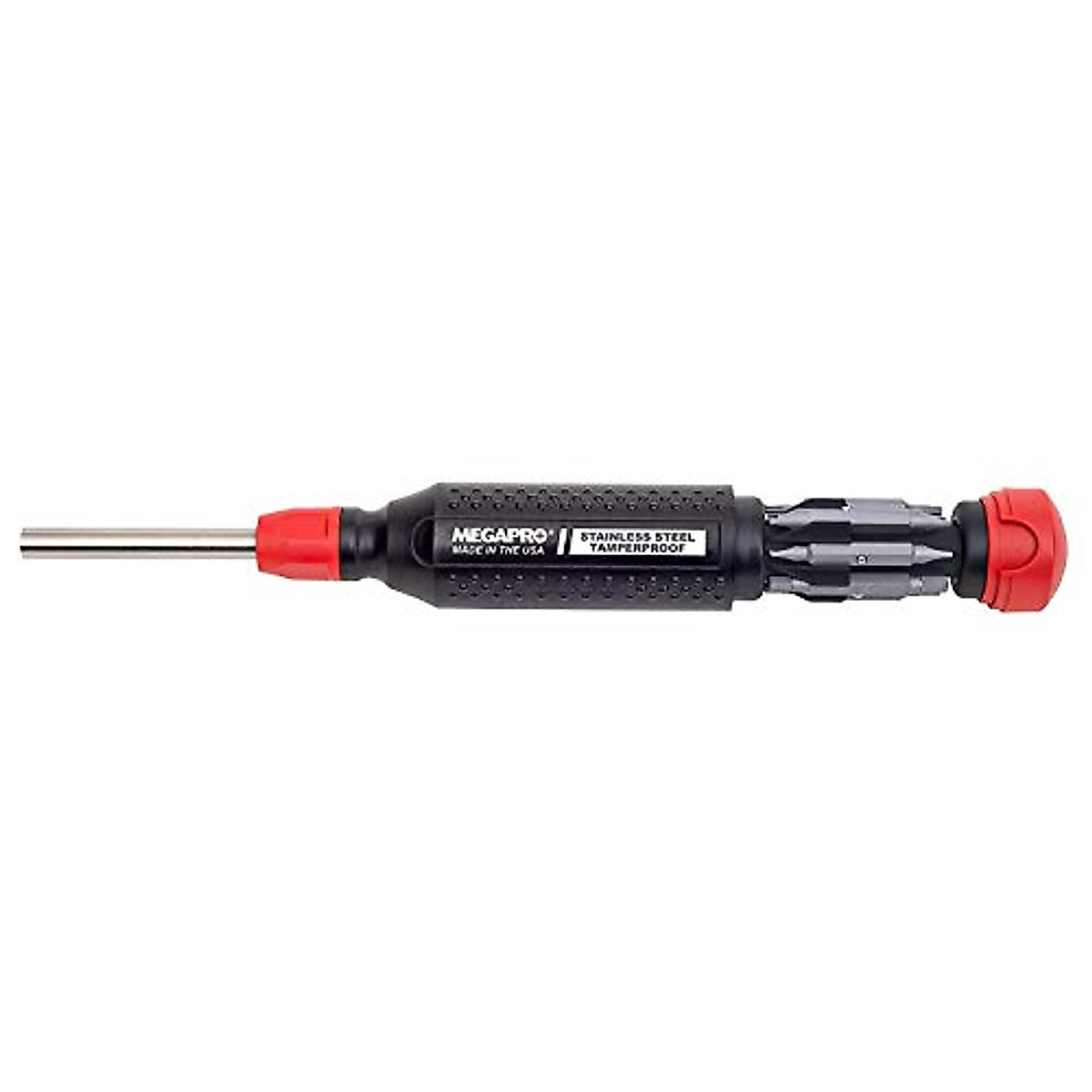Megapro Tamperproof 15 in 1 Multi Bit Screwdriver (Black/Red)