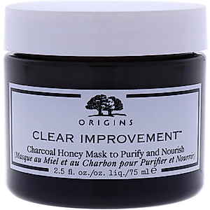 Origins Clear Improvement Charcoal Honey Mask To Purify & Nourish, 2.5 Fl Oz