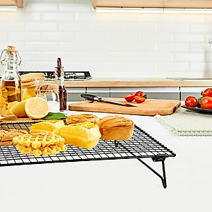 Upgraded Stackable Cooling Rack for Baking,3 Tier Jerky Rack Cooling Racks for Cooking and Baking,Cookie Cooling Rack Baking Racks,Drying Racks,Oven Safe,17”x 11”