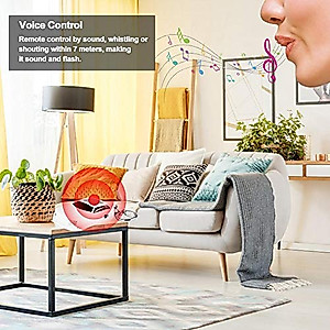 Key Finder Key Locator Key Detector Mini Anti Lost Key Locator Keychain Whistle Beep Sound Control with LED Fashlight for Wallets ,Car ,Pets ,Bags