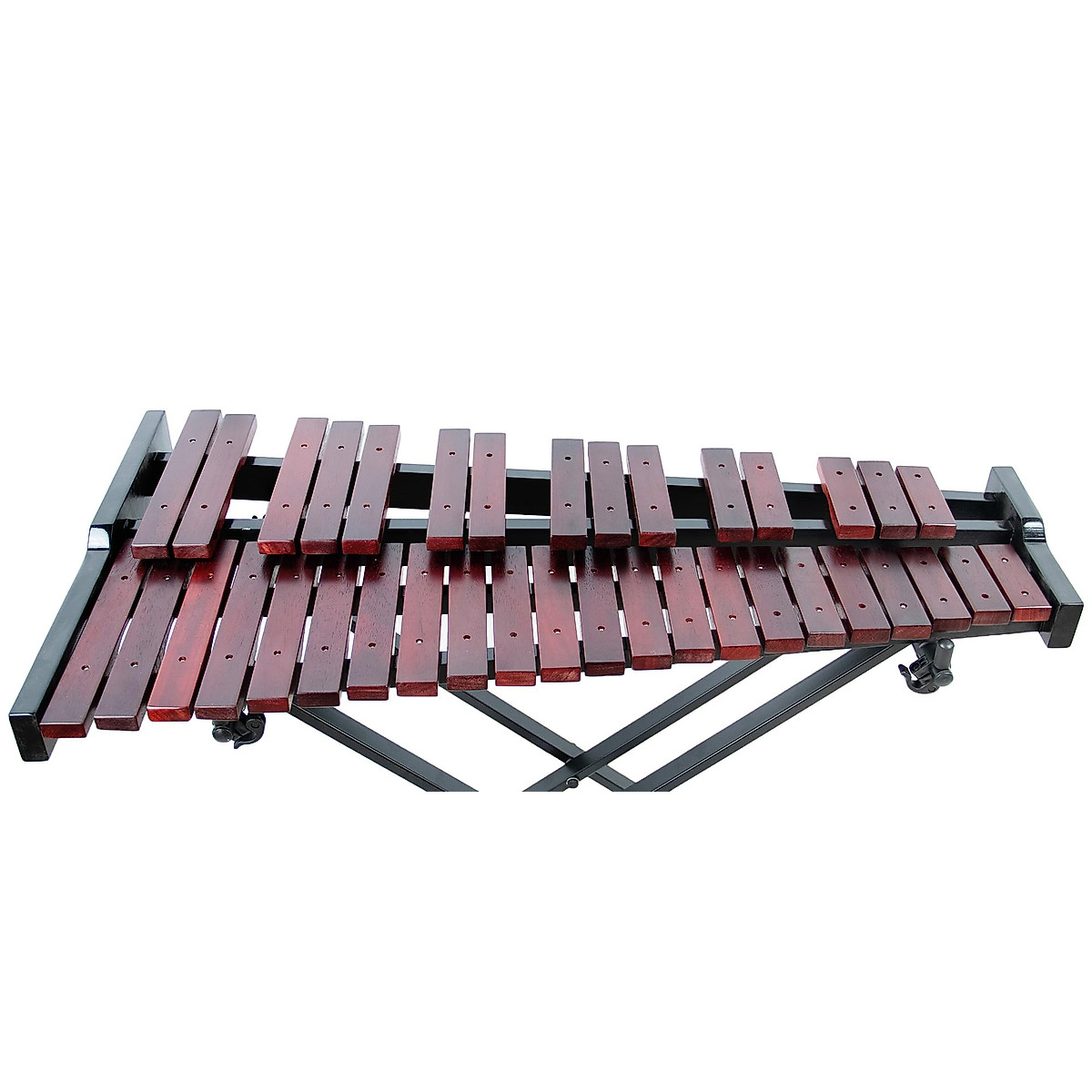 Gearlux 37-Key Wooden Xylophone with Mallets, Adjustable Stand, and Gig Bag