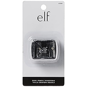 e.l.f. Dual-Pencil Sharpener, Convenient, Essential Tool, Sharpens, Easy To Clean, Travel-Friendly, Compact, Vegan & Cruelty-Free, 1 Count (Pack of 1)