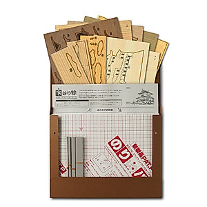 KINOWA Wooden Art Kit Kiharie Himeji Castle Made in Japan