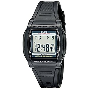 Casio Men's W201-1AV Chronograph Water Resistant Watch