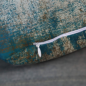 Emvency Throw Pillow Cover Summer Nautical Anchor Distressed Beach Decorative Pillow Case Home Decor Square 20 x 20 Inch Pillowcase