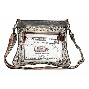 Myra Bag Chateau Cross Upcycled Canvas Bag S-1148