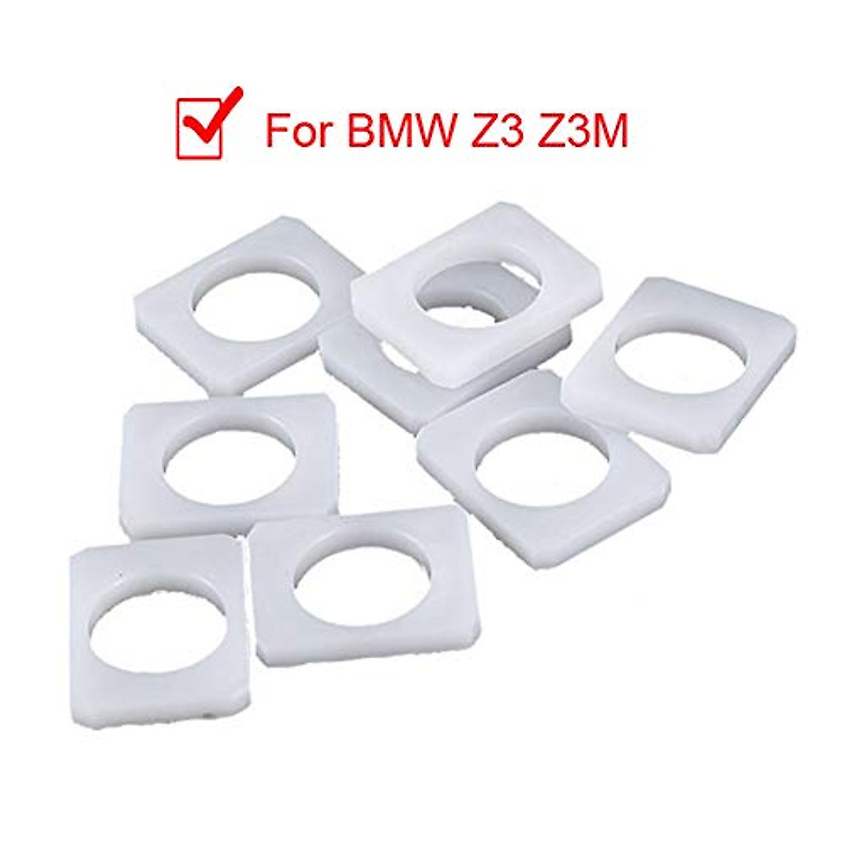 8 Pcs Car Replacement Upgraded Seat Bushes Bushings Fix Worn Rocking Repair for BMW Z3 Z3M