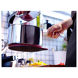 GUNSTIG Trivet, magnetic, red, dark gray