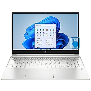 HP Pavilion 15t-eg200 FHD Touchscreen Laptop (Intel i7-1255U 10-Core, 32GB RAM, 2TB PCIe SSD, Intel Iris Xe, 15.6" 60Hz (1920x1080), FP Reader, Backlit KYB, WiFi 6, BT 5.2, Win11P) w/Dockztorm Hub
