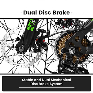 Mountain Bike for Teenagers/Adults with 21 Speed, 26 Inch Road Bikes with Mechanical Disc Brakes and High-Carbon Steel Frame, Men's/Women's Road Bicycle for Mountain Roads Forest Paths and Highways