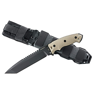 Hogue Inc Hunting Knife Fixed Blade Ex F01 7 0 in Tanto G10 Scales