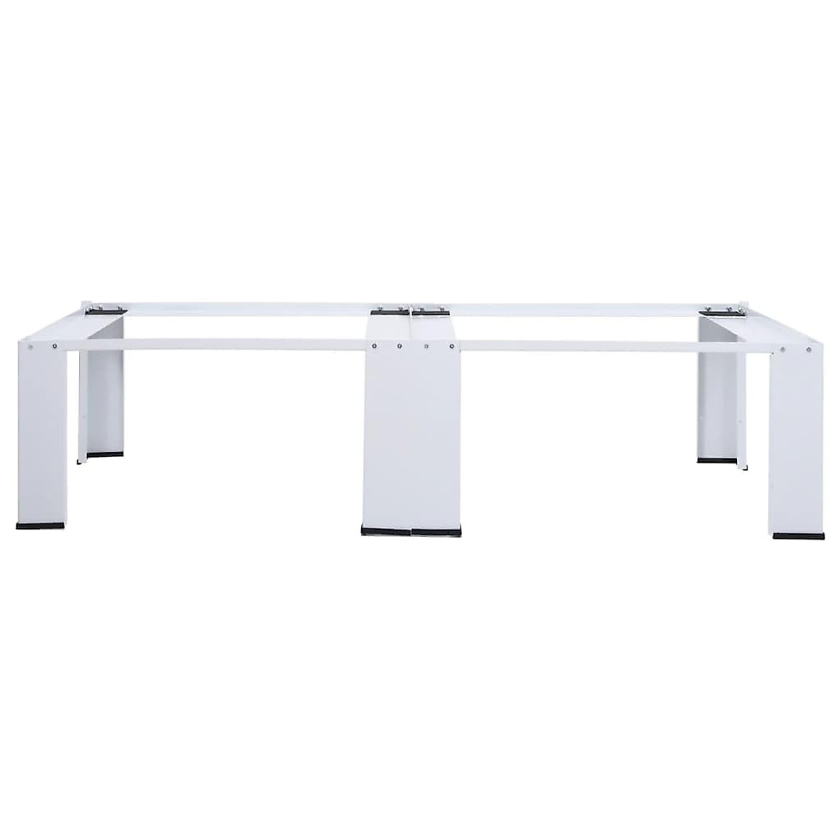 HIGSOSE 54.5"x27.2"x12.8" Washing Machine Pedestal with Pull-Out Shelf White Washer And Dryer Pedestals Laundry Pedestal Washer Pedestal for Utility Room Home All Standard Washing Machines Furniture