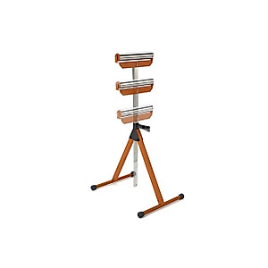 BORA Portamate PM-5090 Adjustable Pedestal Feed Roller Support with 11-1/4" Ball Bearing Steel Roller