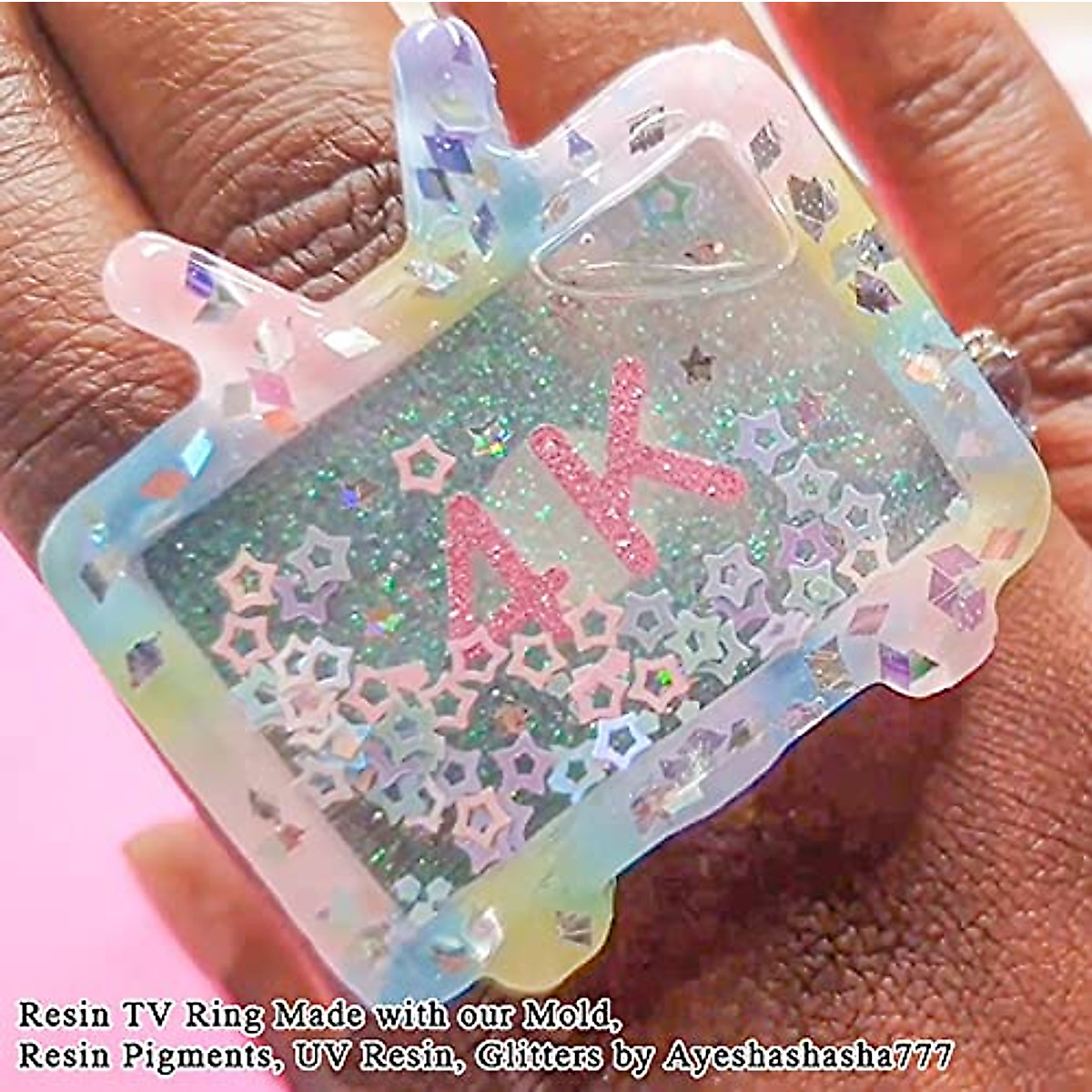 Iridescent Glitters, Holographic Sequins, Laser Flakes, Foil Chips, Beads, Mirror Chrome Pigment Powders, Resin Jewelry Making Kit Art Craft Supplies Pack of 22-Box 264 Designs