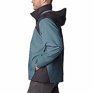 Columbia Men's Glennaker Lake Rain Jacket, Metal/Shark, Medium