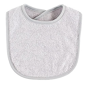 Hudson Baby Unisex Baby Cotton and Polyester Bibs, Moon And Back, One Size