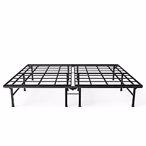 ZINUS SmartBase Super Heavy Duty Mattress Foundation with 4400lbs Weight Capacity / 14 Inch Metal Platform Bed Frame / No Box Spring Needed / Sturdy Steel Frame / Underbed Storage, Full