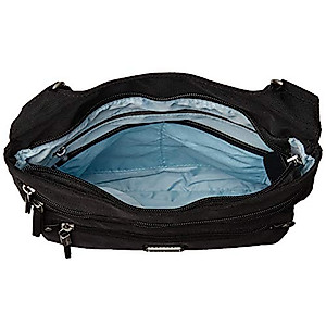 Baggallini womens Around Town Bagg With Rfid Wristlet Handbags, Black, One Size US