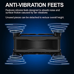 Snowfan U01, Silent Dual 80mm USB Fan, 5V Portable Cooling Fan, 3 Adjustable Wind speeds for Receiver DVR Playstation Xbox Computer Cabinet Cooling (duan fan 8025)