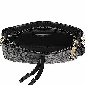 Marc Jacobs Maverick Leather Crossbody Bag (Black)