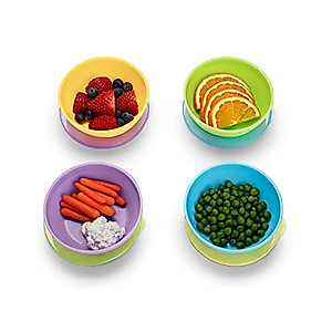 Munchkin Love-a-Bowls 10 Piece Polypropylene Feeding Set, Multicolor