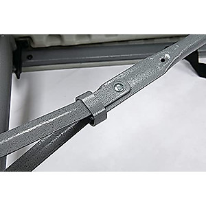 Office Star Resin Furniture for Indoor or Outdoor Use, Single, Fold in Half 6 Foot Bench