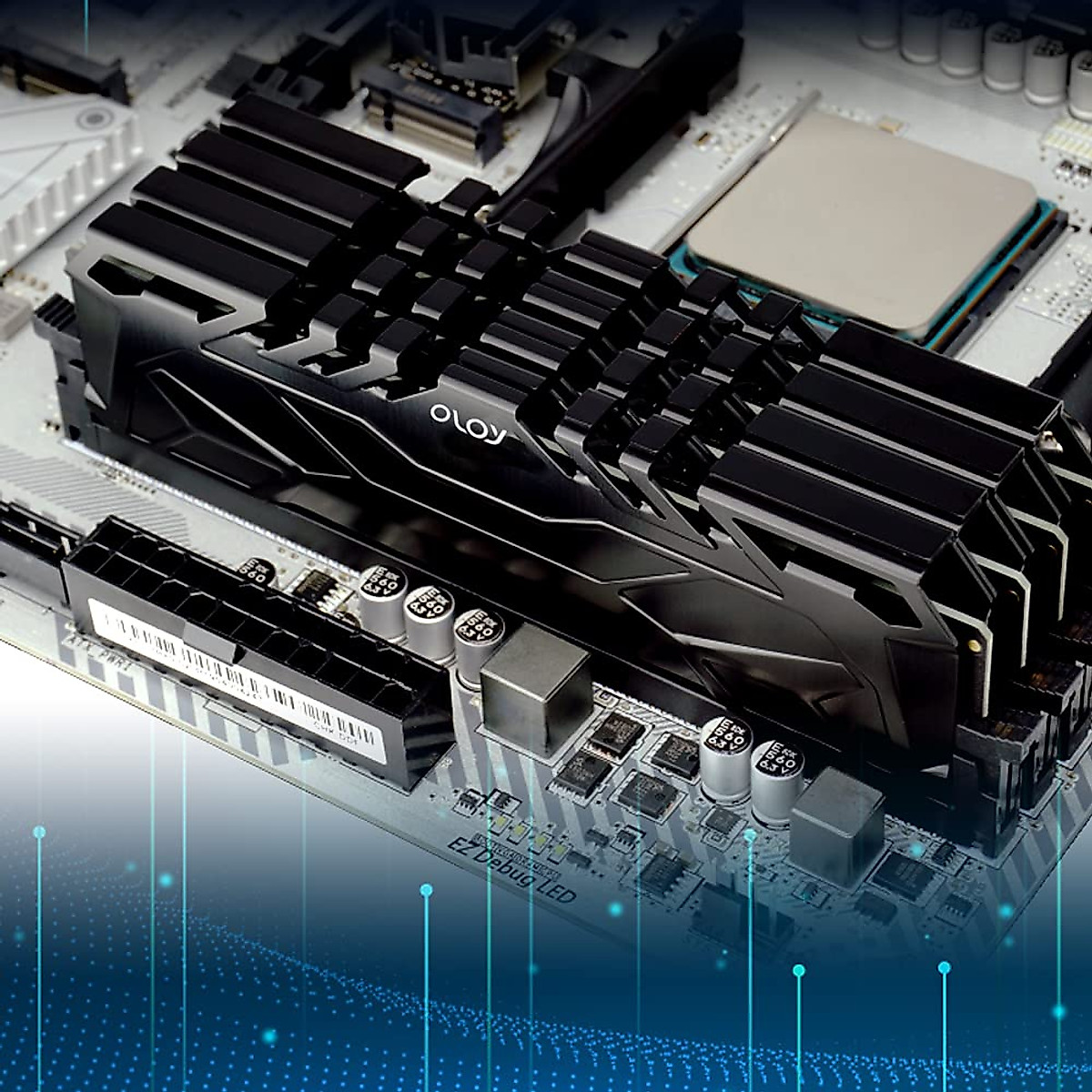 OLOy DDR4 RAM 32GB (2x16GB) 2666 MHz CL19 1.2V 288-Pin Desktop Gaming UDIMM (MD4U162619DJDA)