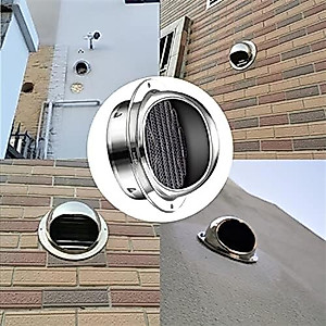 NANZU Louvered Grille Cover, Dryer Vent Cover, Louvered Vent Hood, 45° Slanted Blinds, It Can Be Used As Water Heater Outlet Cap, Roof Outlet Pipe Rain Cap, Chimney Flue Cap (Size : 150mm)