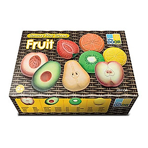 Yellow Door Fruit Sensory Play Stones, Set of 8