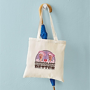 CafePress I Love Lucy: Chocolate Makes Everything B Tote Bag Canvas Tote Shopping Bag