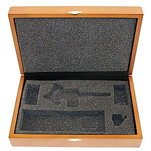 Paasche Airbrush Talon Gravity Feed Airbrush in Deluxe Wood Box Orange
