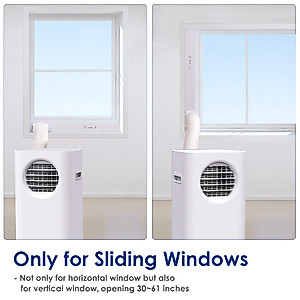 COLZER 10,000 BTU Portable Air Conditioner for 400 Sq Ft 3-in-1 Portable AC Unit with Remote Control for Large Room