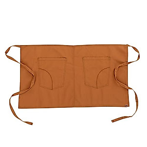 Chef Works Unisex Rockford Half Bistro Apron, Nutmeg, One Size