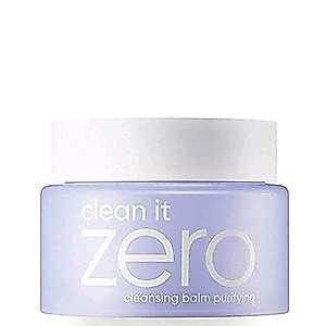 BANILA CO Clean It Zero Purifying Cleansing Balm Makeup Remover & Face Cleanser, Sensitive Skin, Balm to Oil, Double Cleanse, Acne, Breakouts, Redness