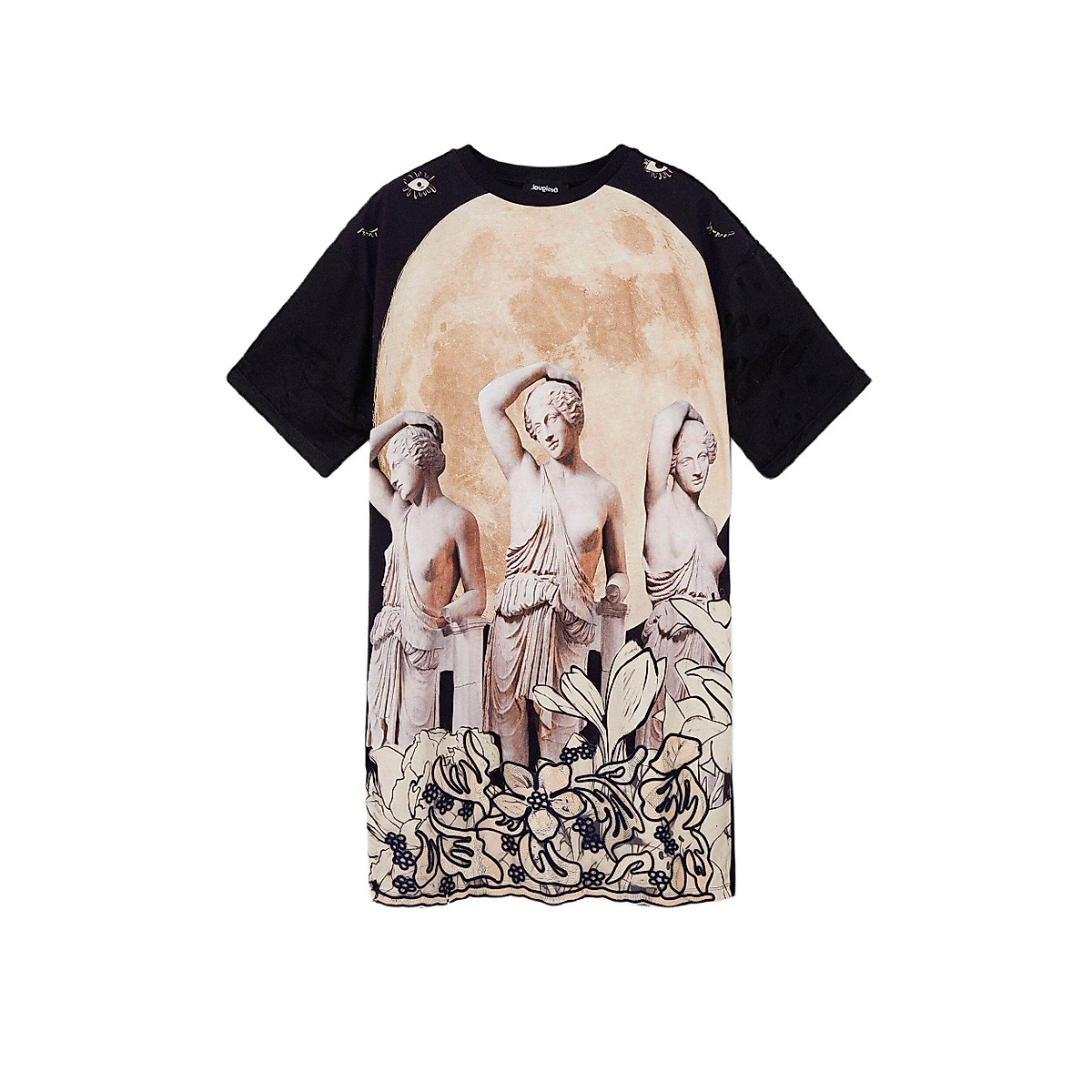 Desigual woMens Casual Dress, Black, Medium US