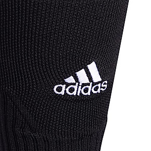 adidas 5-Star Team Cushioned Crew Socks (1-Pair), Black/White, Large