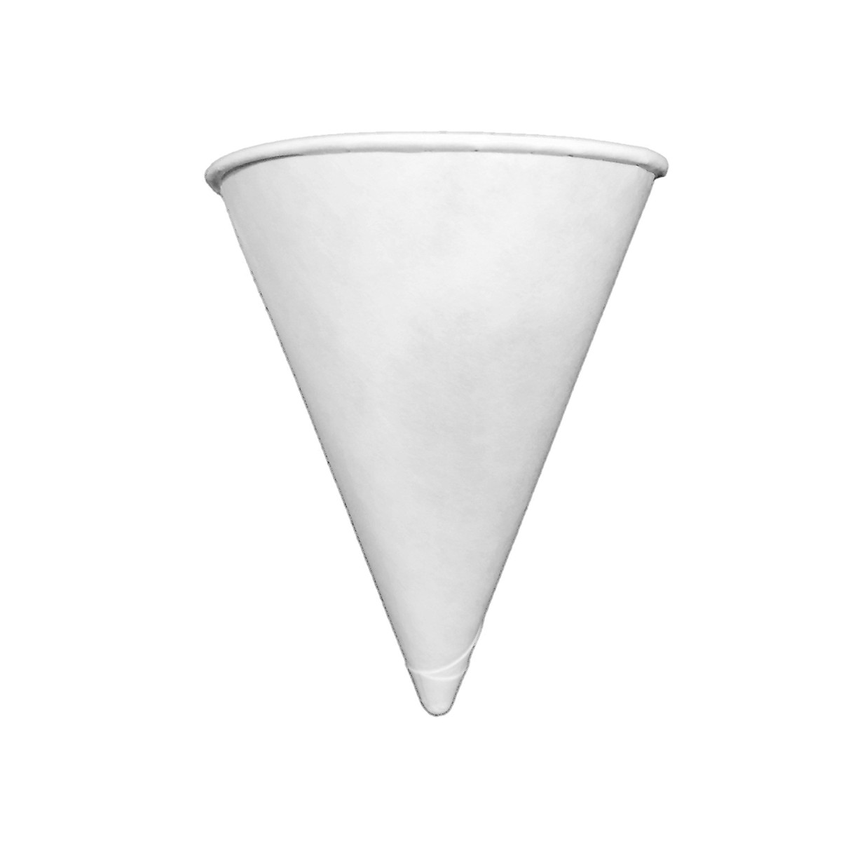 MC Distributors Cone Cup & Dispenser Bundle - Genpak Compostable 4.5 oz. Paper Cone Water Cup 4-Pack & San Jamar C3165FBL Wall Mount Dispenser Tube