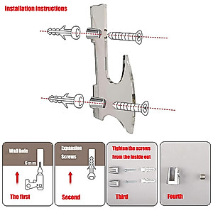 Lightsaber Wall Mounted Lightsaber Holder Lightsaber Wall Mounted Wand Holder Sword Holder Knife Holder-Including fixings (Transparent)
