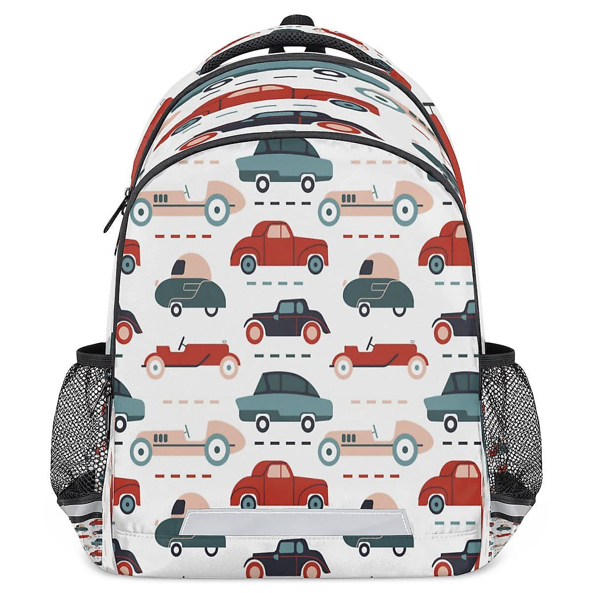 XMNYGJ Retro Car Paint Travel Laptop Backpack for Men Women 15.6 Inch Computer Lightweight College Casual Daypack Hiking Backpack Work Bag Weekender Rucksack