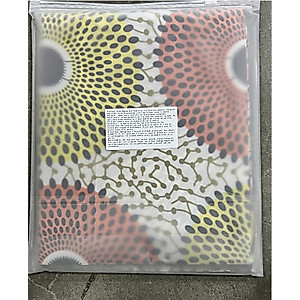 12 Pcs African Print Fabric Fat Quarters Scraps African Fabric by Yard for Sewing Face Covering Make, Craft Projects and DIY Patch Work, 19.5 x 15.7 Inch/ 50 x 40 cm