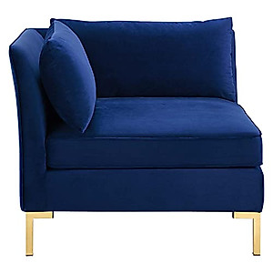 Modway Ardent Performance Velvet Sofa, Navy