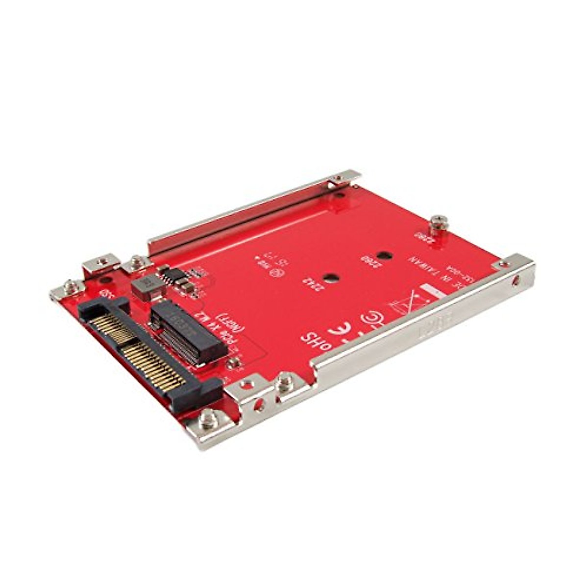 Ableconn IU2-M2132 M.2 NVMe to U.2 Adapter - Turn M.2 NVMe SSD to 2.5" Drive with U.2 (SFF-8639) Interface - M2 SSD Converter - PCIe M.2 NVMe to U.2 Host Adapter