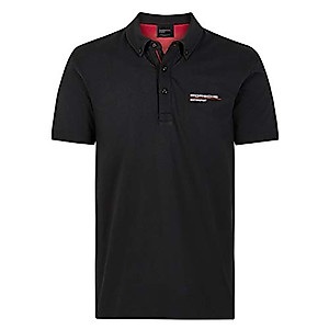 Porsche Motorsport Black Polo Shirt (L)