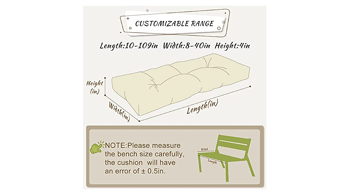 Custom Bench Cushions: Indoor/Outdoor Comfort & Perfect Fit