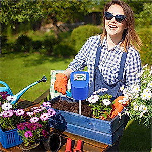 TFTEK Soil moisture meter, plant hygrometer, water monitor tester, for garden, flower pots, lawn，2 Pack