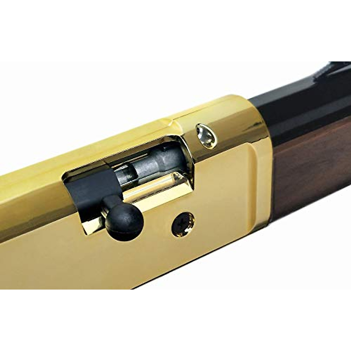 Barra Airguns 1866 Cowboy Series Lever Action Air Rifle - Multi Pump Powered - Shoots .177 Caliber Pellets and BBS, 800 FPS - Pellet Guns for Adults and Kids - Gold Air Rifle
