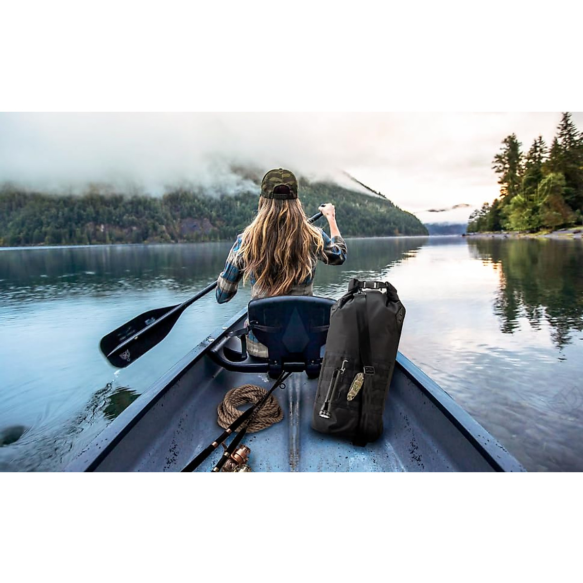 Xtreme Sight Line ~ AQUA RT Dry Bag~ Water-Proof Faraday Dry Bag for Laptops, Tablets, and Mid-Size Electronics ~ Tracking/Hacking Defense ~ Black