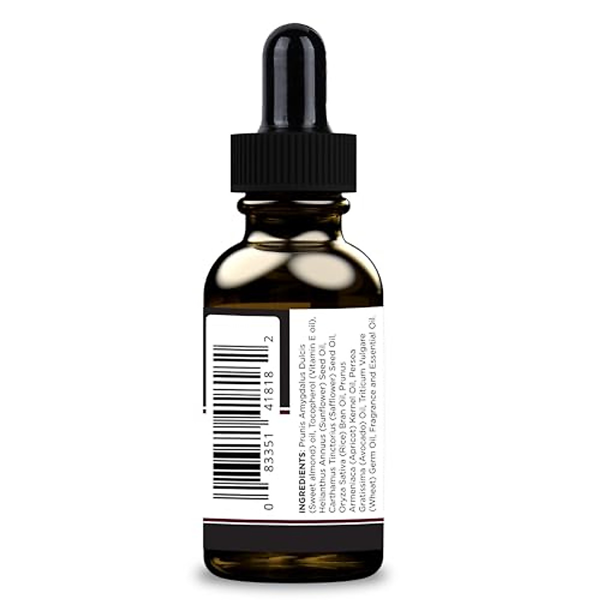 Detroit Grooming Co. Beard Oil – All-Natural, Hydrating Formula with Natural Oils, Vitamin E – Black Beard Oil (Cedarwood & Amber) – 1 oz (Corktown)